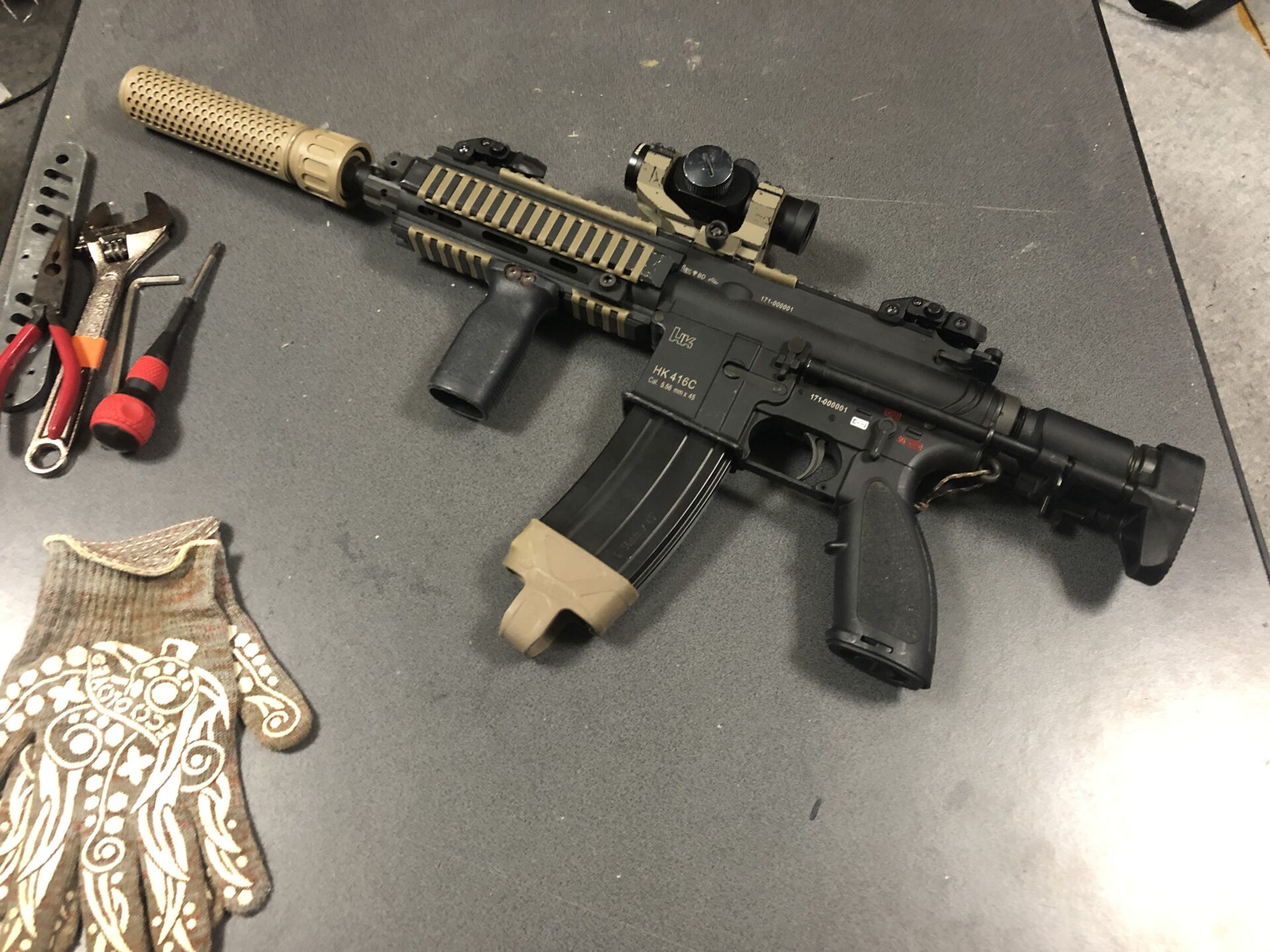 【VFC HK416C GBB】分解動画 | もっと旅して生きたい